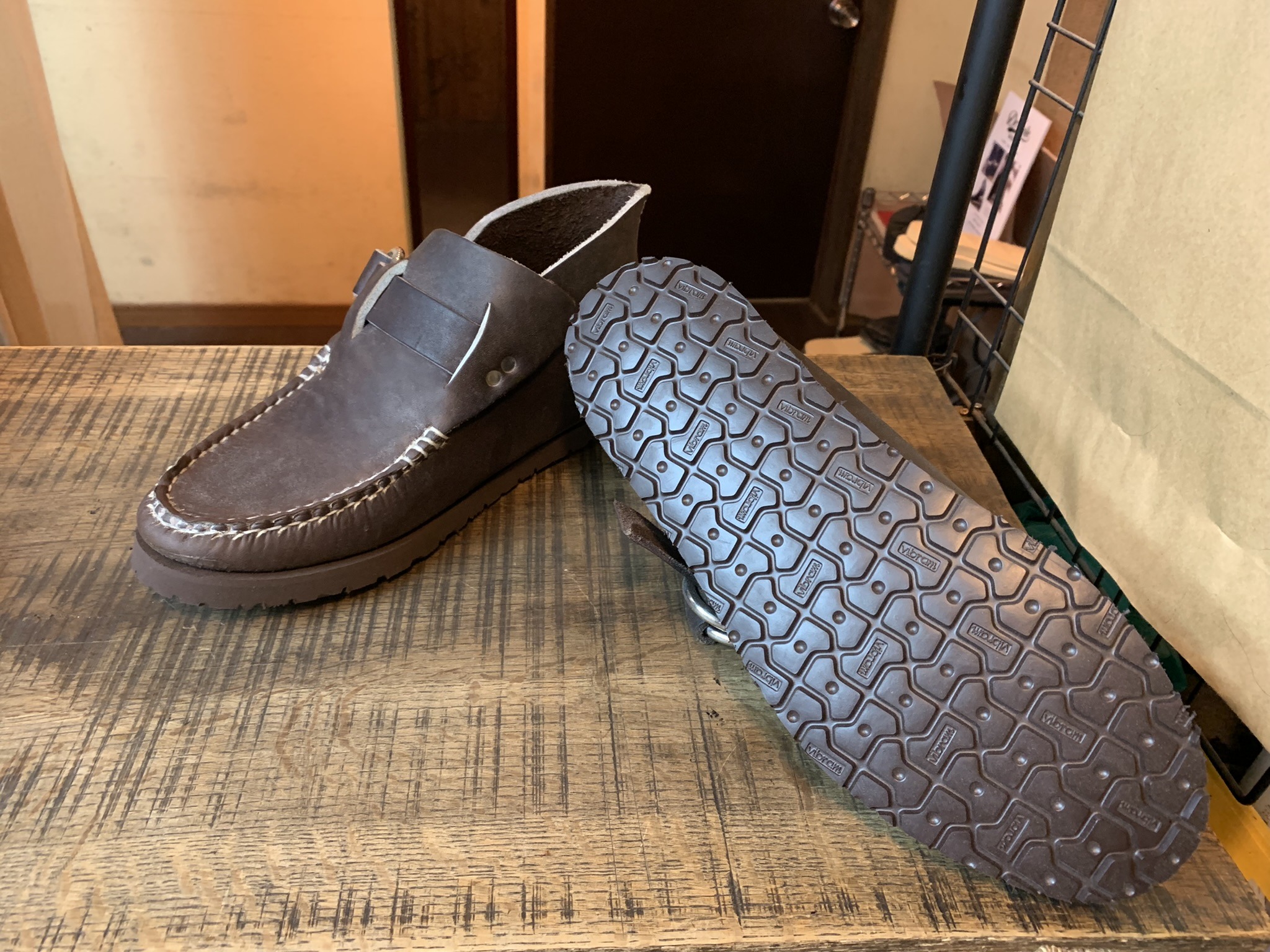 アローモカシン リングブーツ vibram#8327 ソール交換: ソールリペア＆カスタム RED CLOUD