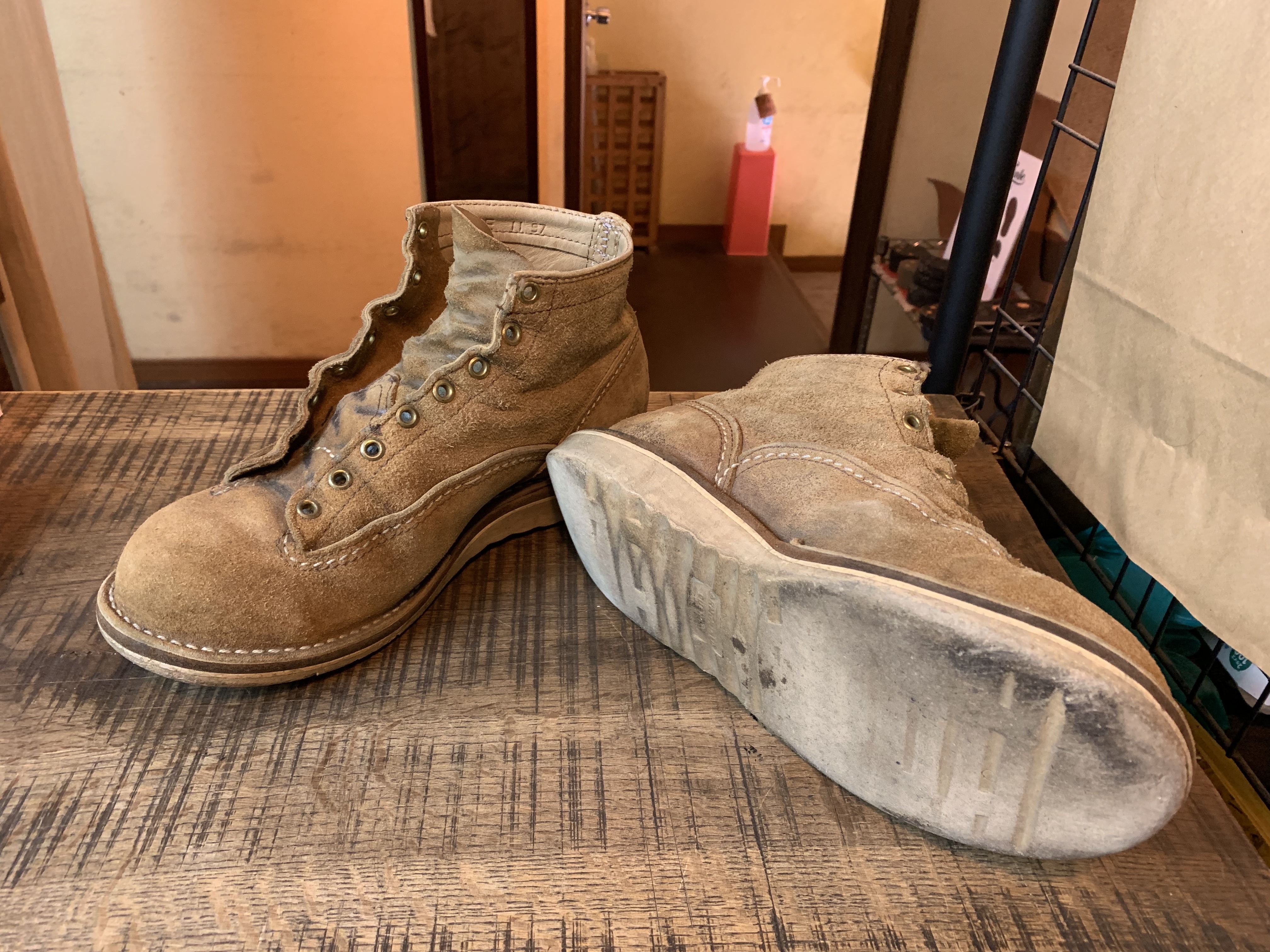 Wesco (ウエスコ) ジョブマスター vibram#2021ソール交換 Wesco (ウエスコ) ジョブマスター vibram#2021ソール交換