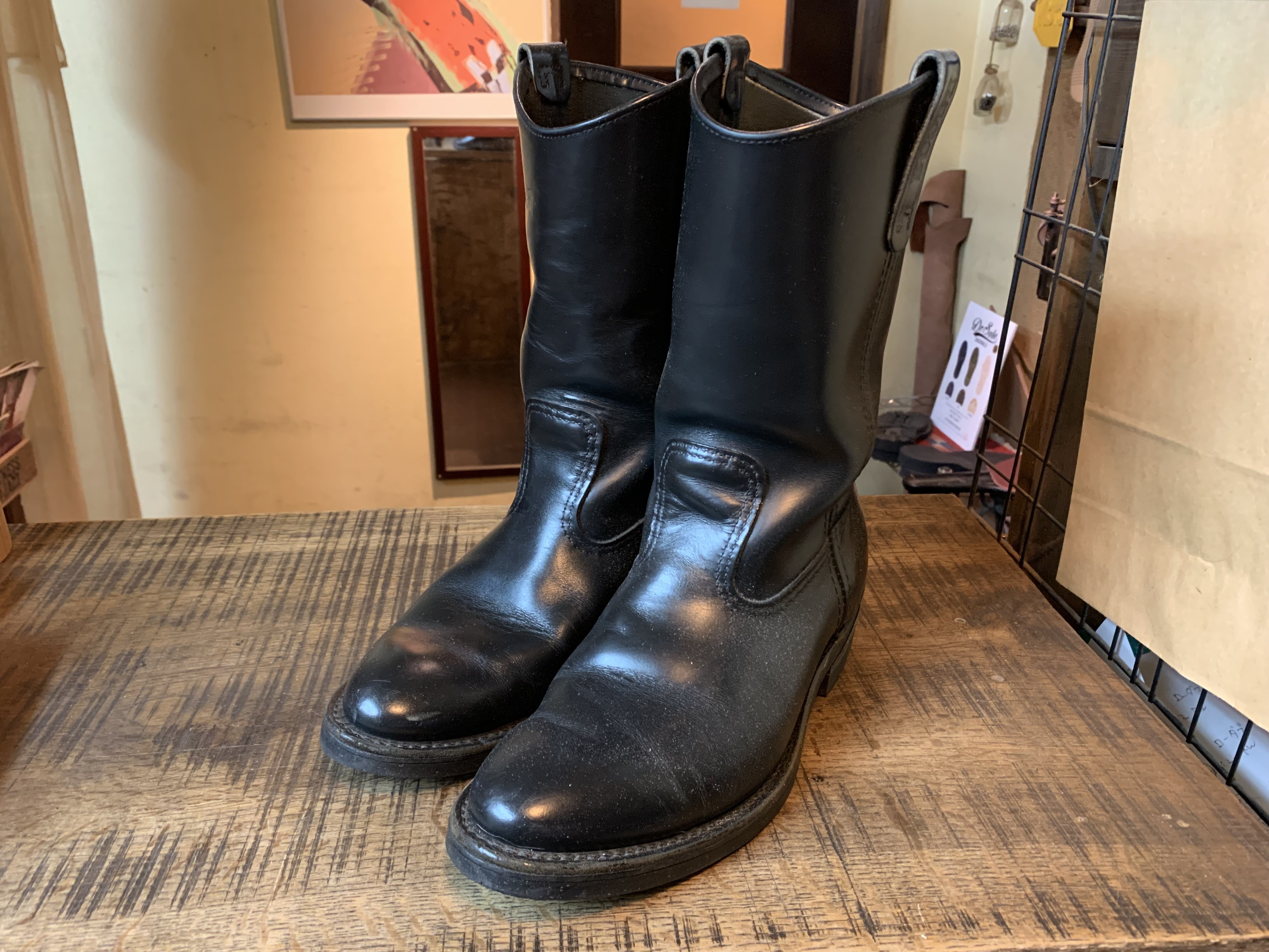 Redwing 8155 ペコスブーツ vibram#2021ソールカスタム: ソールリペア＆カスタム RED CLOUD