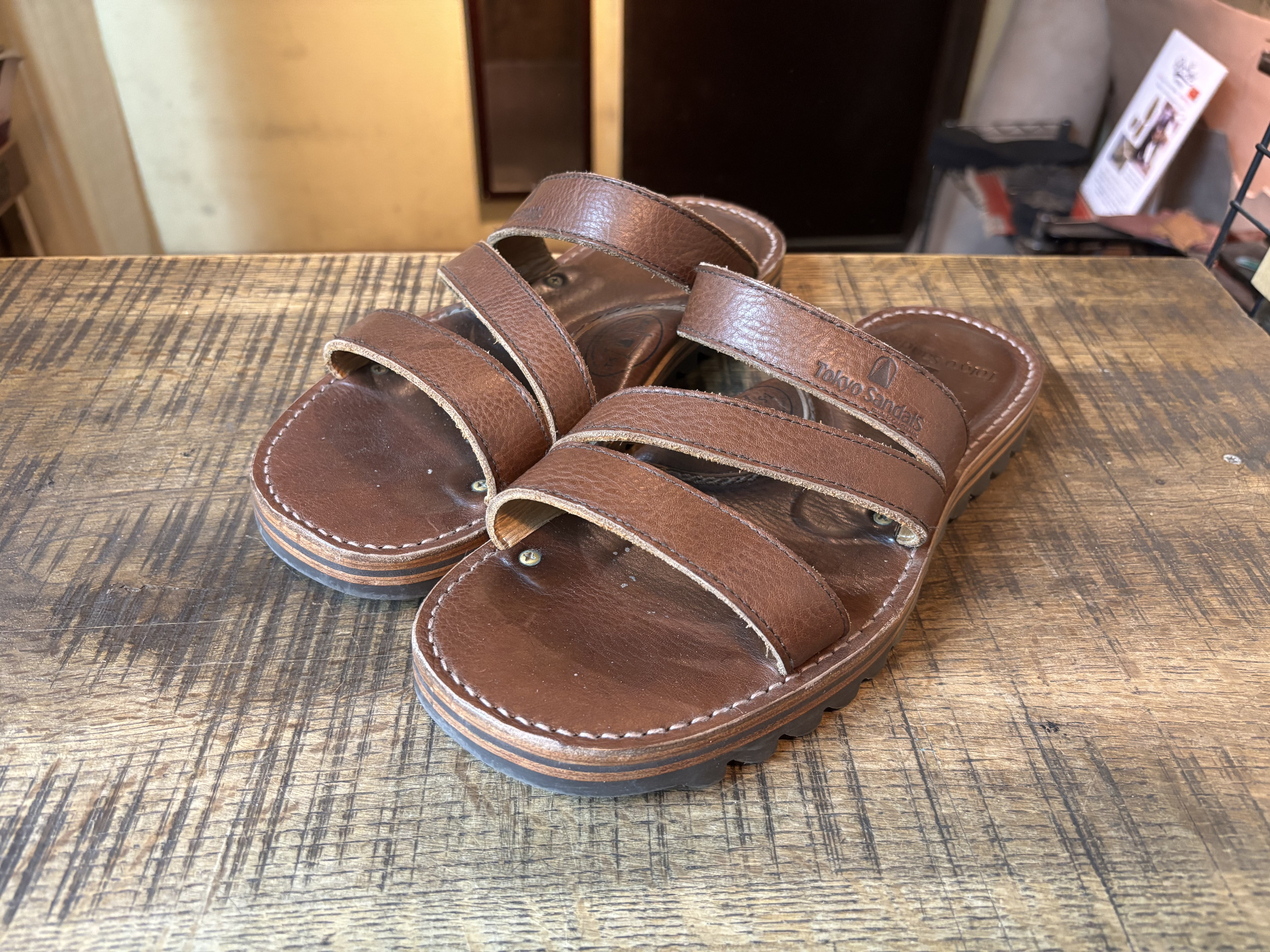 TOKYO SANDAL 東京サンダル(初期) vibram#8327ソール交換: ソールリペア＆カスタム RED CLOUD