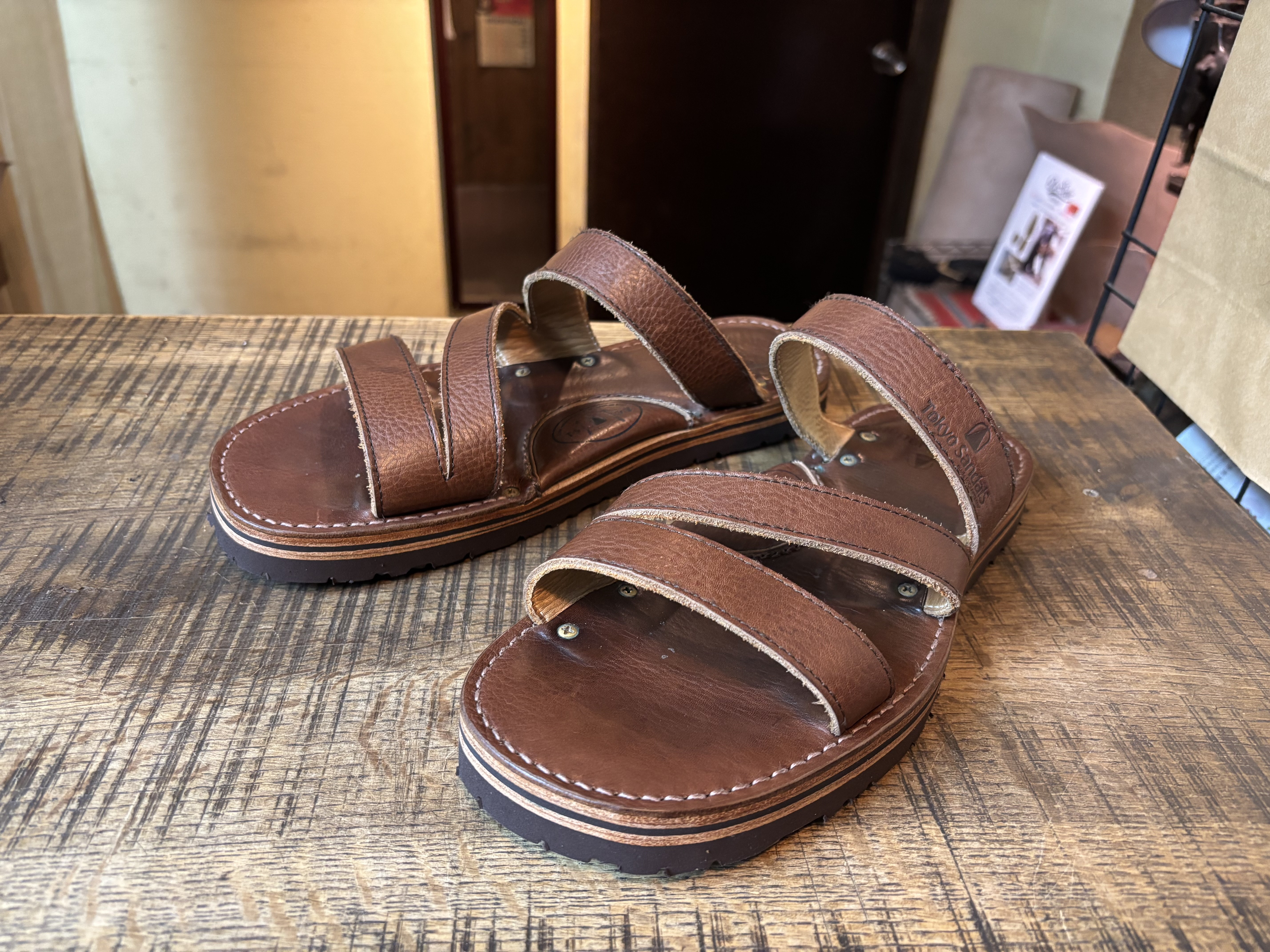 TOKYO SANDAL 東京サンダル(初期) vibram#8327ソール交換: ソールリペア＆カスタム RED CLOUD