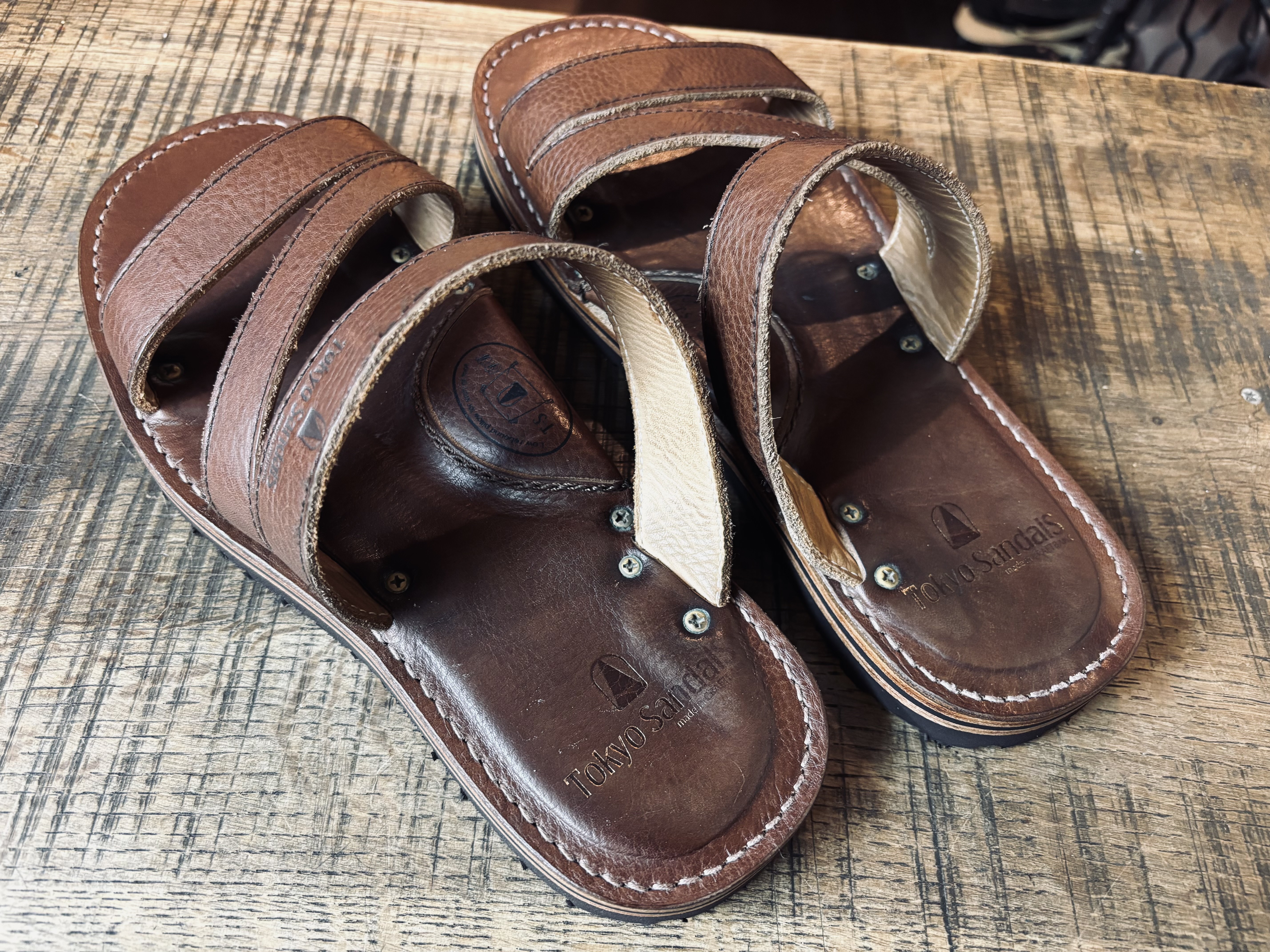 TOKYO SANDAL 東京サンダル(初期) vibram#8327ソール交換: ソールリペア＆カスタム RED CLOUD