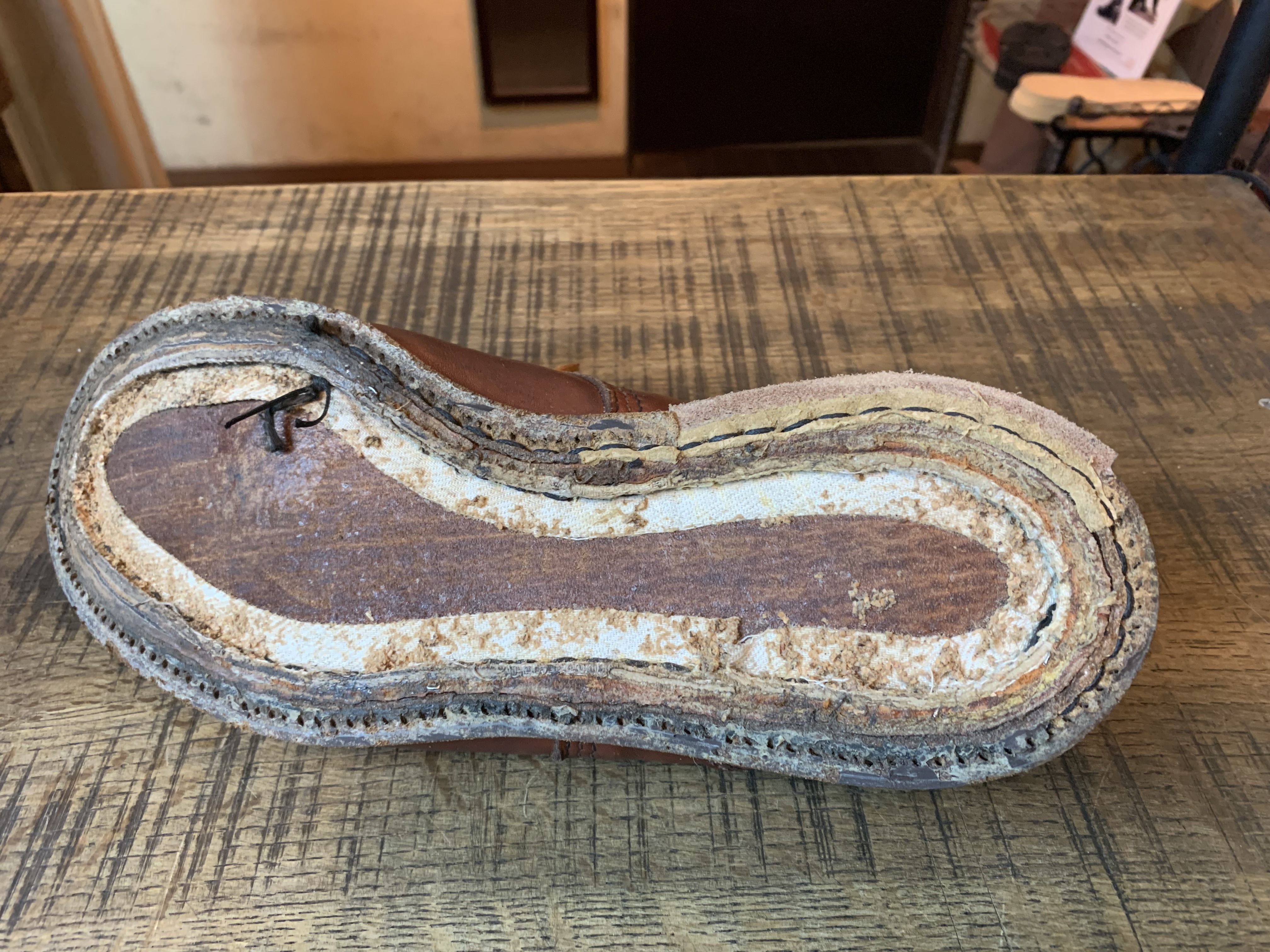 Redwing 8103 オックスフォードブーツ vibram#4014ソール交換 Redwing 8103 オックスフォードブーツ vibram#4014ソール交換